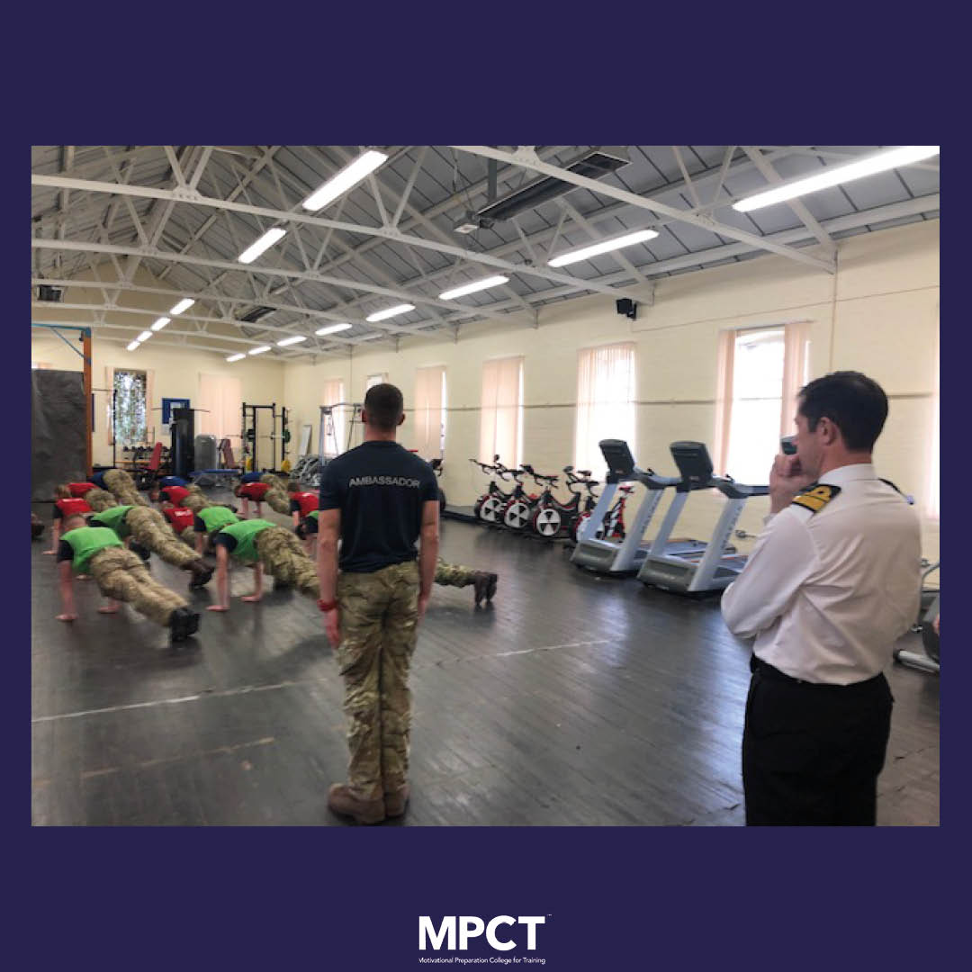 Rear Admiral Warrender CBE visits MPCT | MPCT Sports & Exercise College